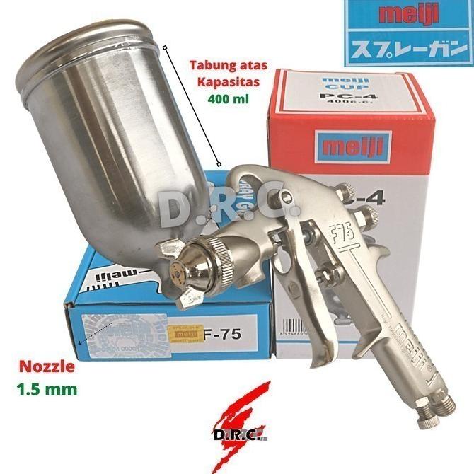 Jual Sped Cet Meiji F75 / Spray Gun Meiji F-75 - ORIGINAL | Shopee ...