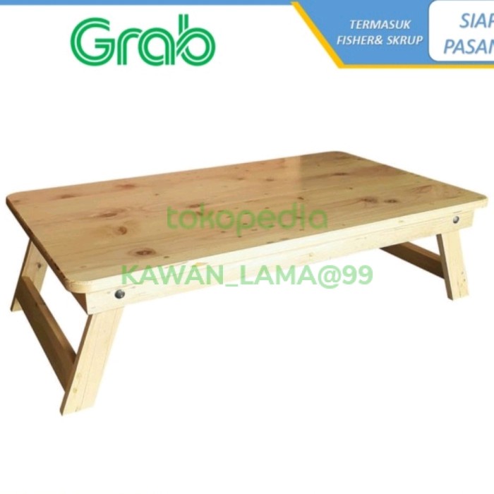Jual Meja Meja Lesehan Lipat Kayu Jati Belanda 100 X 50 X 35 Cm ...