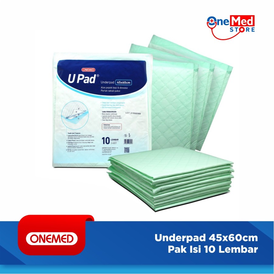 Jual Underpad 45x60cm Onemed Pak Isi 10 Lembar | Shopee Indonesia