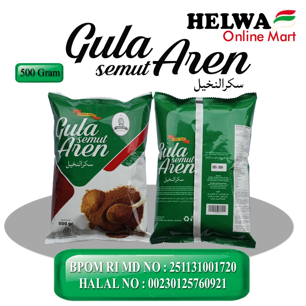 Jual Gula Aren Bubuk Asli Grade A 500gr Gula Aren Semut Brown Sugar ...