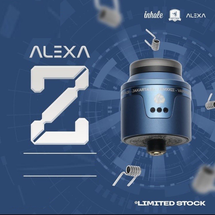 Jual Alexa Z RDA 24MM Dual Coil By Inhale | Shopee Indonesia