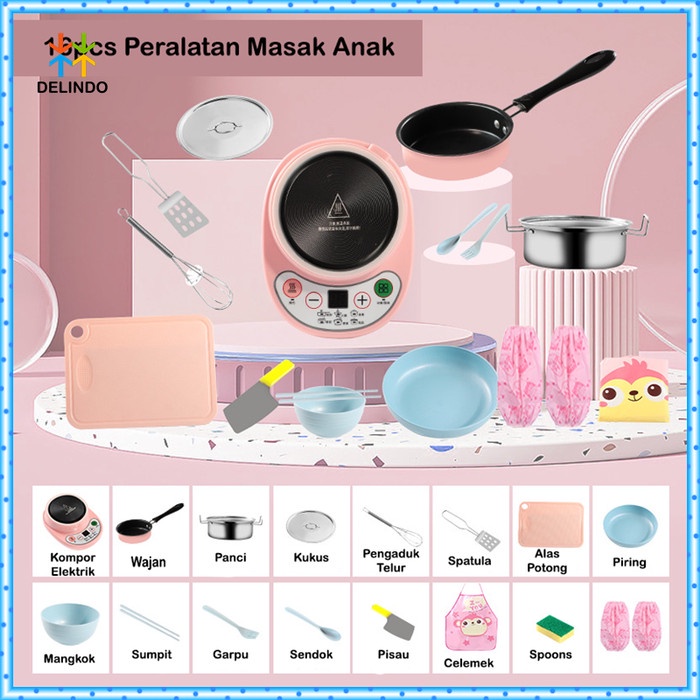 Jual Mainan Masak Masakan Anak Alat Kitchen Set Kado Gift Hadiah Unik ...