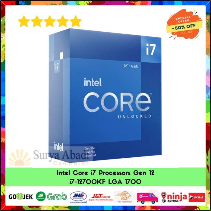 Jual Intel Core i7 Processors Gen 12 i7-12700KF LGA 1700 Intel | Shopee ...