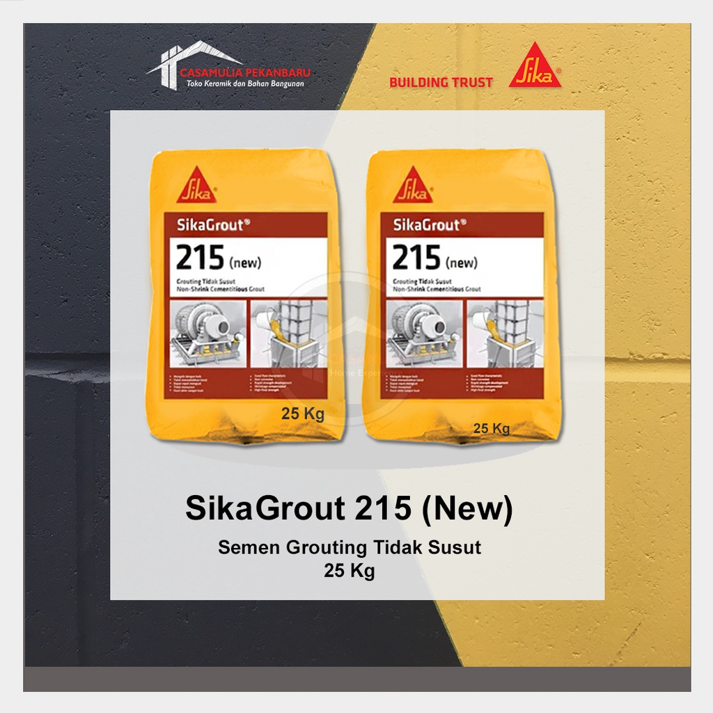 Jual Sika Grout 215 New - Cement Pengisi Celah Beton Anti Penyusutan ...