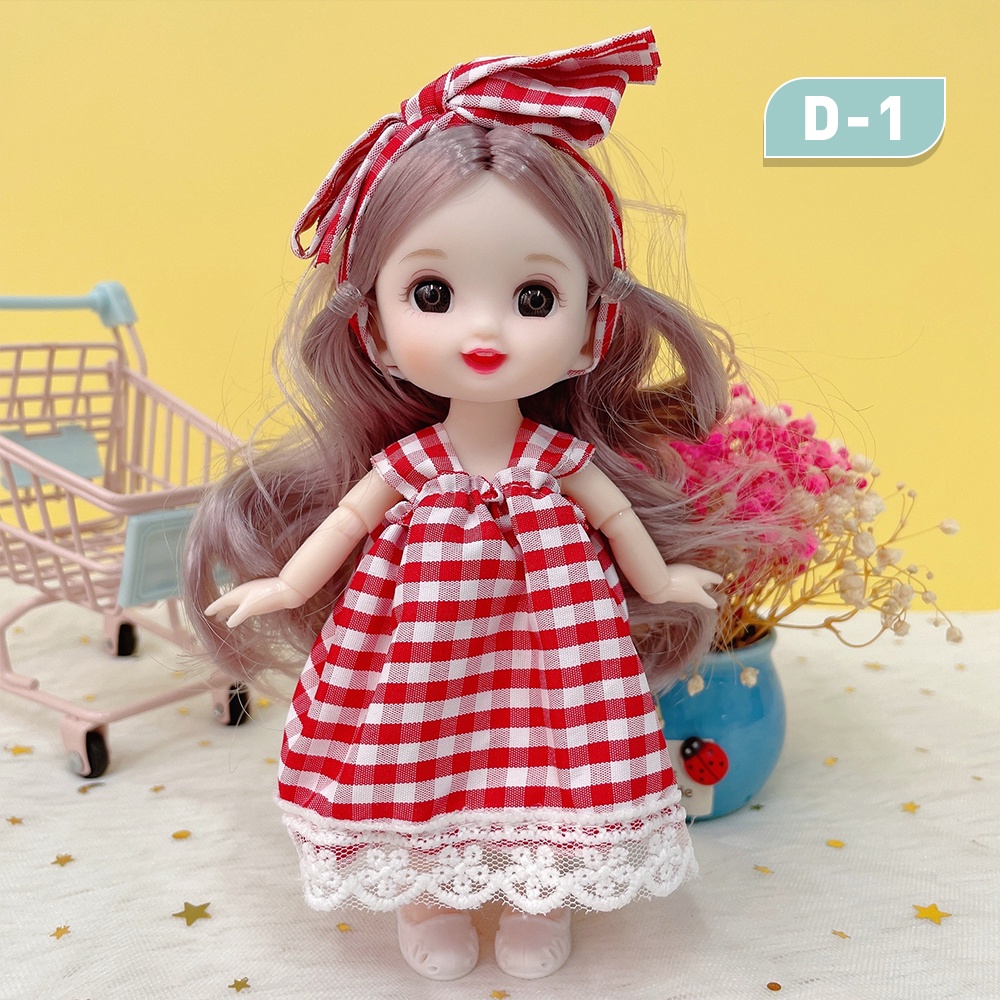Jual BEVAVAR 17cm Mainan Bjd doll boneka yuna DIY princess girls gift ...