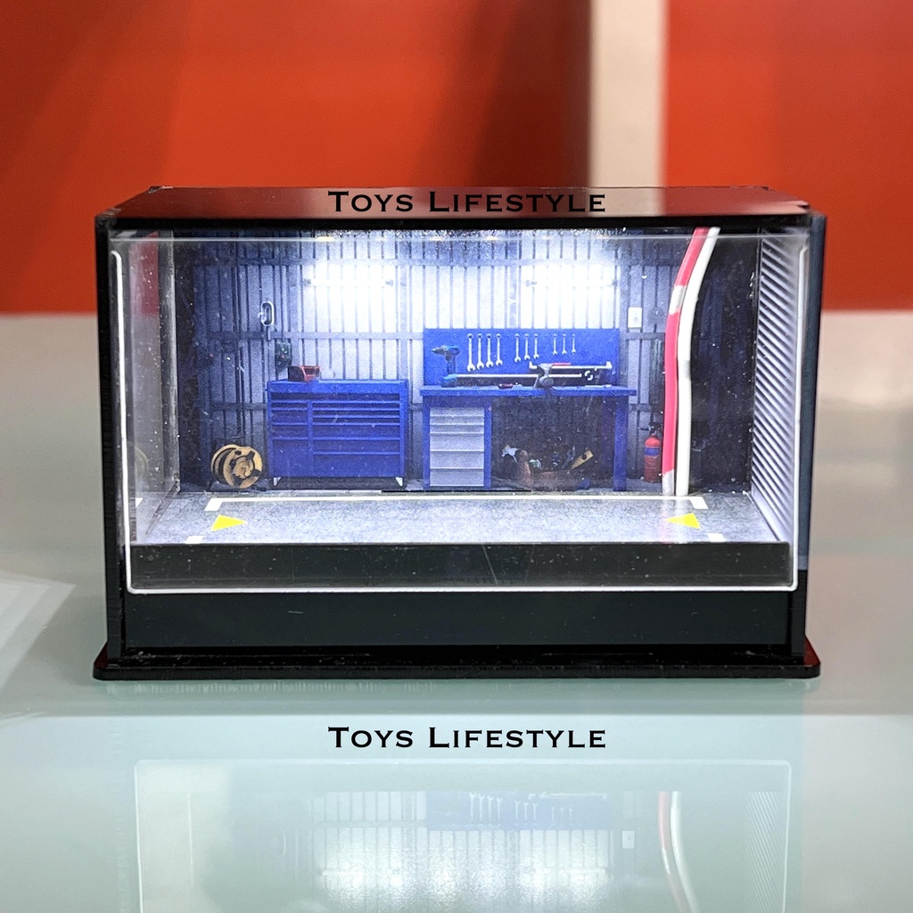 Jual Pajangan Akrilik Box Lampu Acrylic Display Mobil Diecast Skala 64 ...