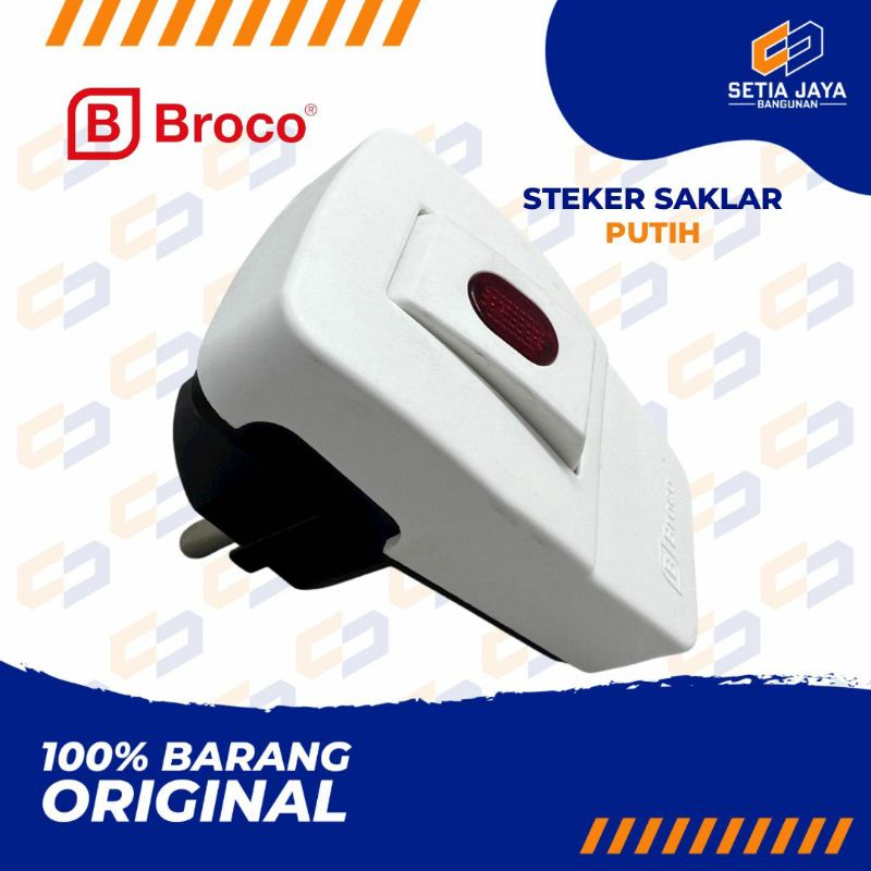 Jual Steker / Colokan Saklar / Switch / Lampu Broco On / Off | Shopee ...
