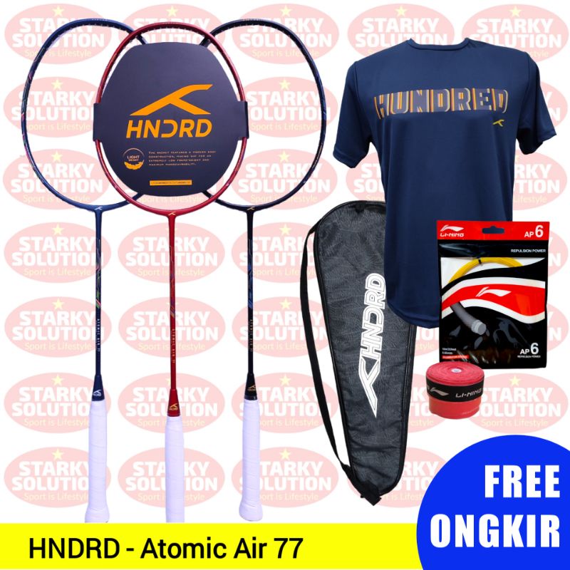 Jual Raket HNDRD ATOMIC AIR 77 Bulutangkis Badminton HUNDRED Original ...