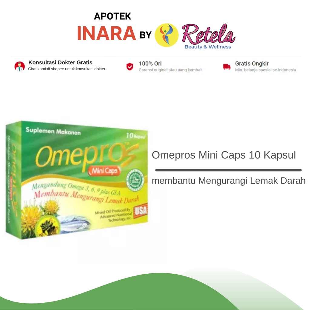 Jual OMEPROS MINI 1 BOX 10 CAPSUL | Shopee Indonesia