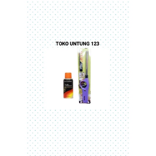 Jual Pemantik Api UTU Plus Gas Pemantik Lighter Hi-Cook 80gr | Shopee ...