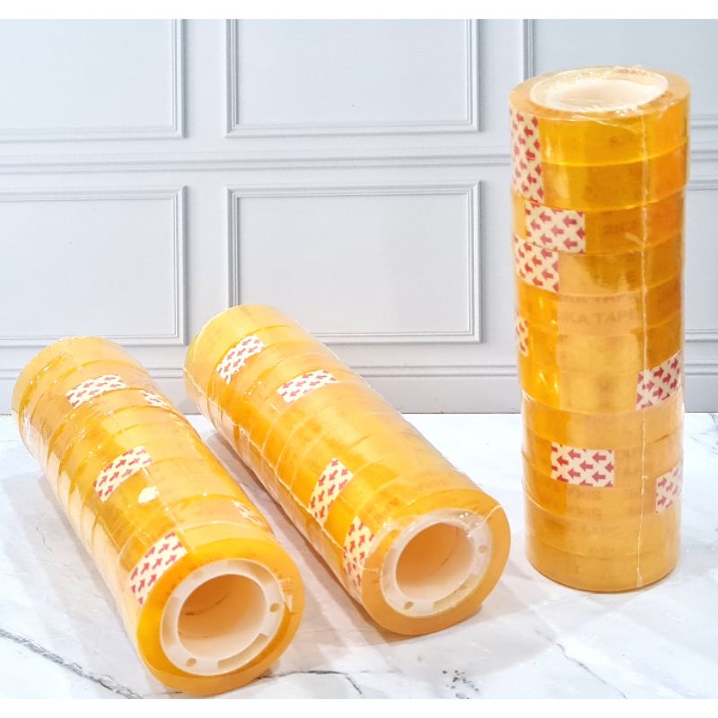 Jual Selotip Kecil Bening 1/2 × 20 (12 Rol) | Shopee Indonesia