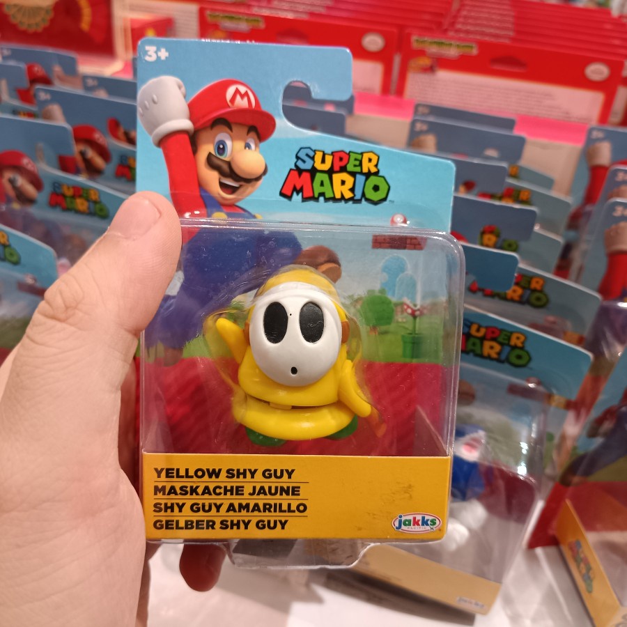 Jual Yellow Shy Guy Figure Jakks Mario Figure | Shopee Indonesia