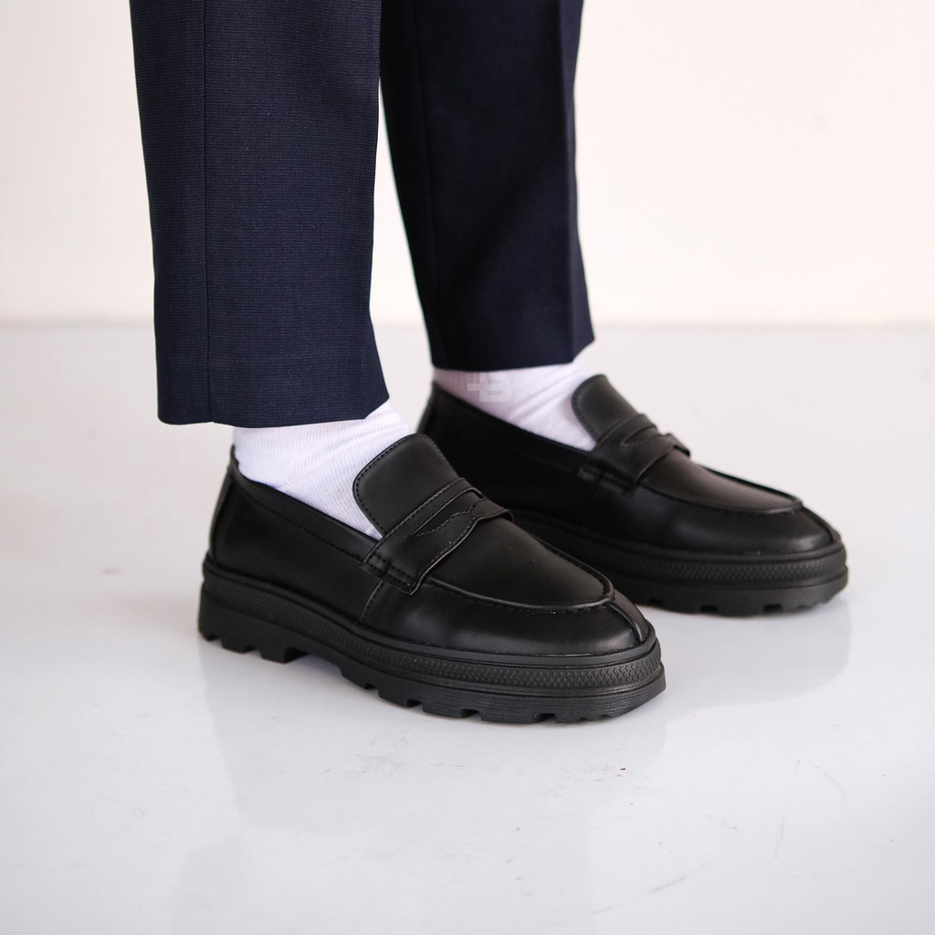 Jual +-7cm Sepatu Loafers Formal New Sporty Casual Pria | BT BRIAN ...
