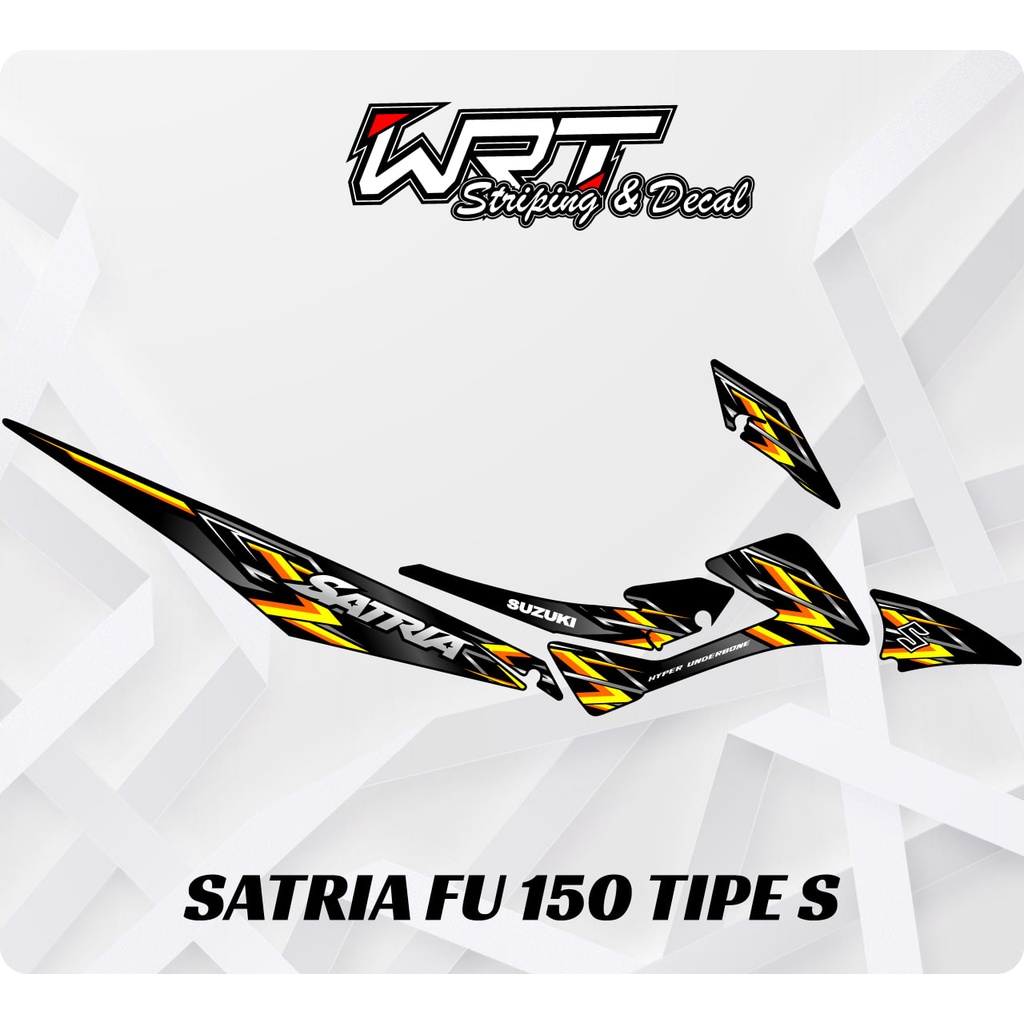 Jual Striping Satria FU Tipe S-Stiker Decal Satria FU 150 Tipe S Racing ...
