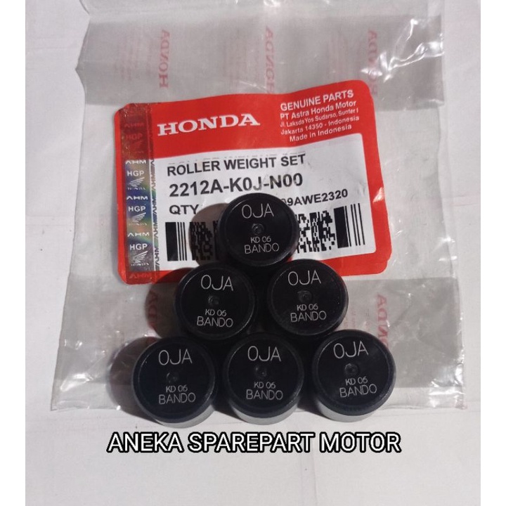 Jual ROLLER WEIGHT SET GENIO BEAT NEW LED DELUXE BEAT STREET 2020-2022 ...