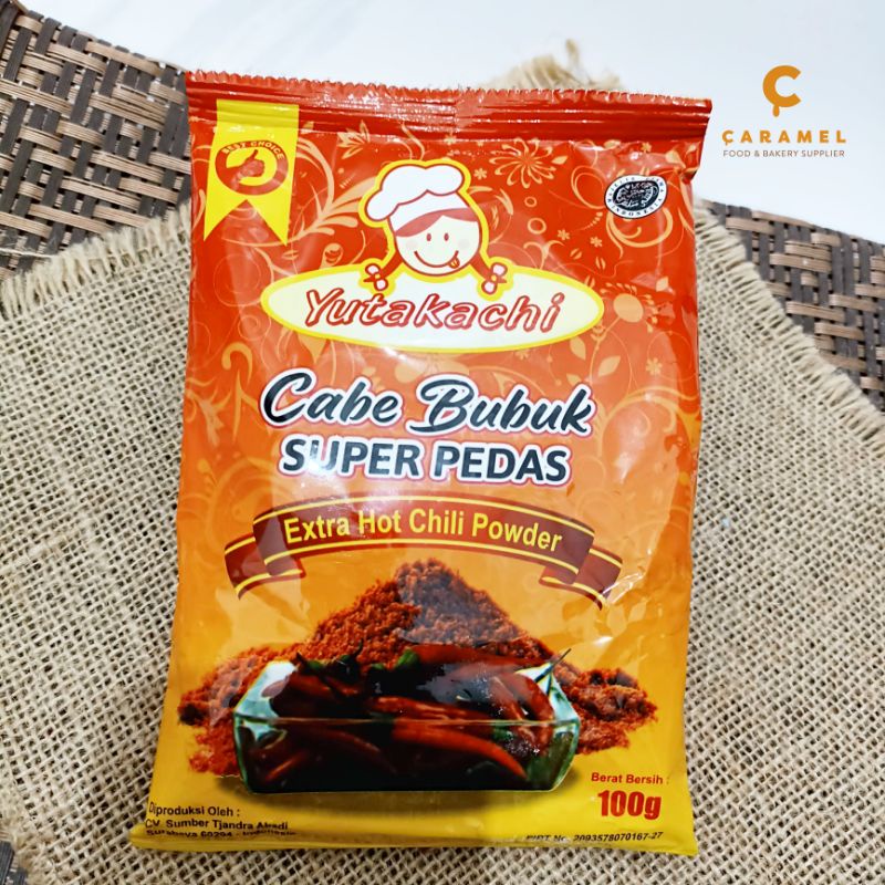 Jual Cabe Bubuk Yutakachi 100gr - Chili Powder - Cabe Bubuk Tabur ...