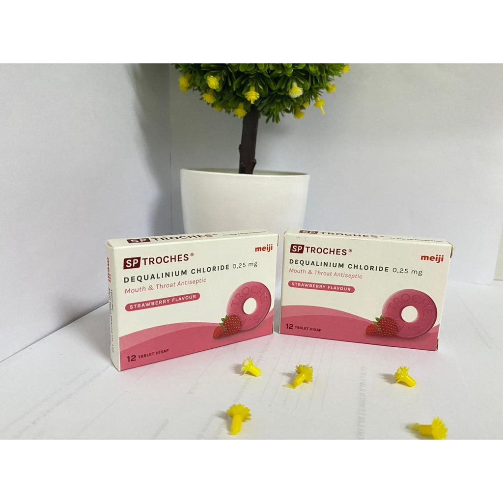 Jual SP Troches Strawberry / Tenggorokan / Tablet Hisap | Shopee Indonesia