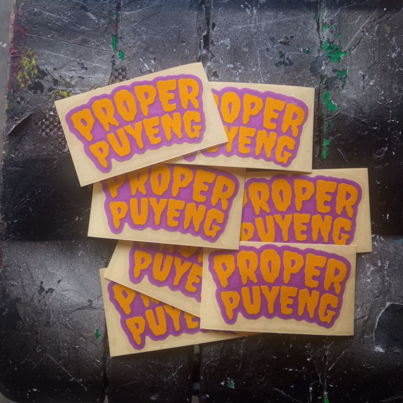 Jual Stiker Cutting Proper Puyeng Sticker Cutting Viral Shopee Indonesia