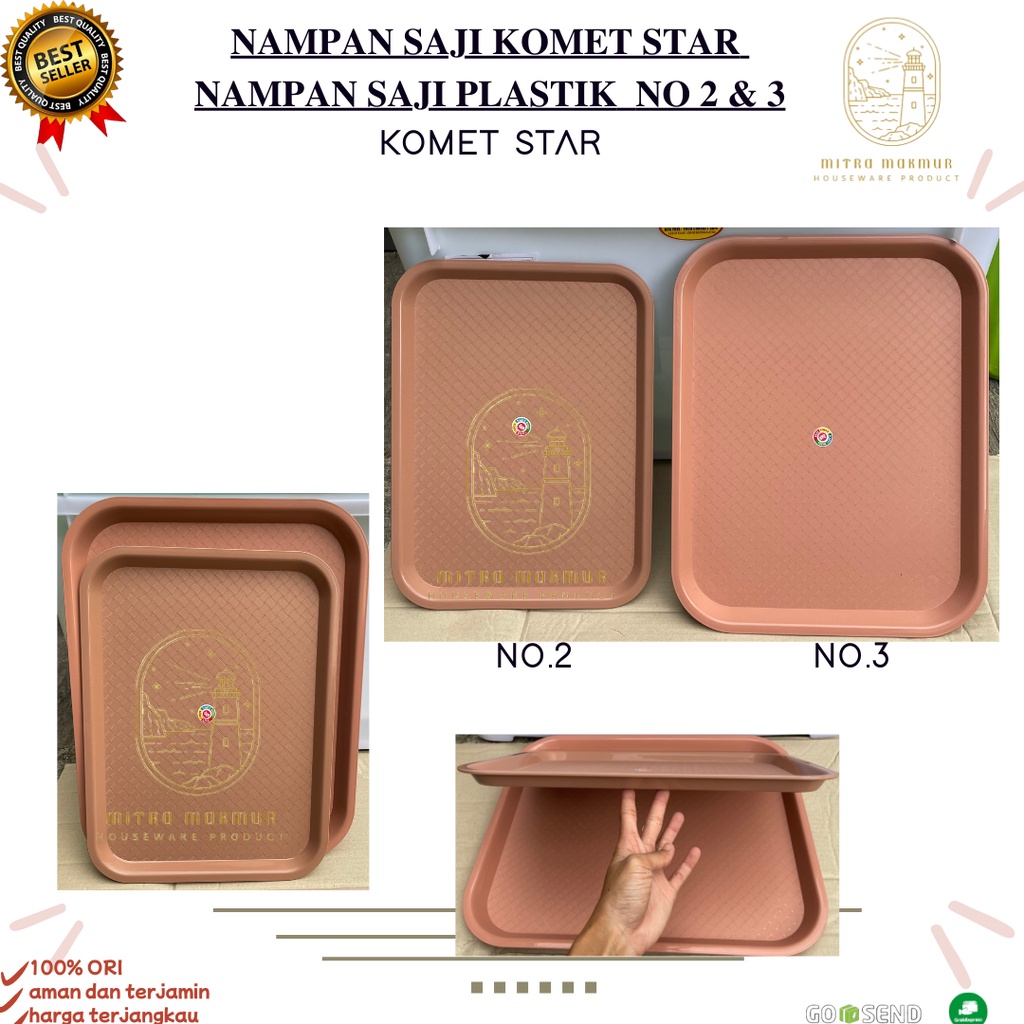 Jual NEW!! NAMPAN PLASTIK LEGENDA KOMET STAR / NAMPAN NO 2 & 3 / BAKI ...