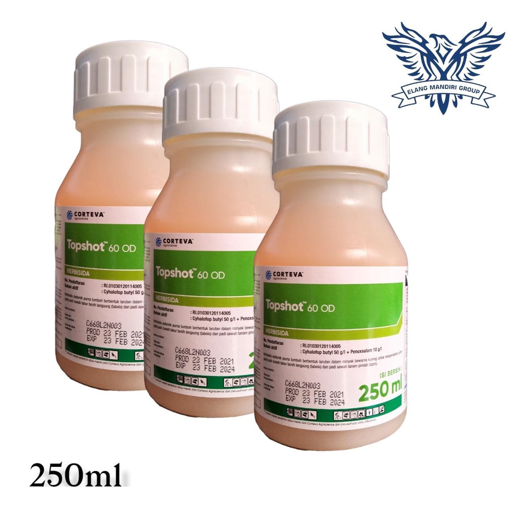 Jual Topshot 60 OD 250ml Herbisida Cyhalofop Butyl 50 g/l penoxsulam 10 g/l Sistemik Pembasmi ...