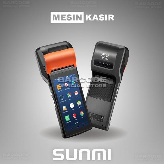 Jual Mesin Kasir SUNMI V2 All in One POS System Android Mobile Wifi 4G | Shopee Indonesia