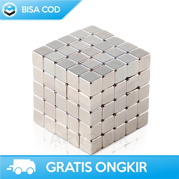 Jual MAGNET KUBUS SUPER KUAT CUBE MAGNET NEODYMIUM N35 BY TAFFWARE ...