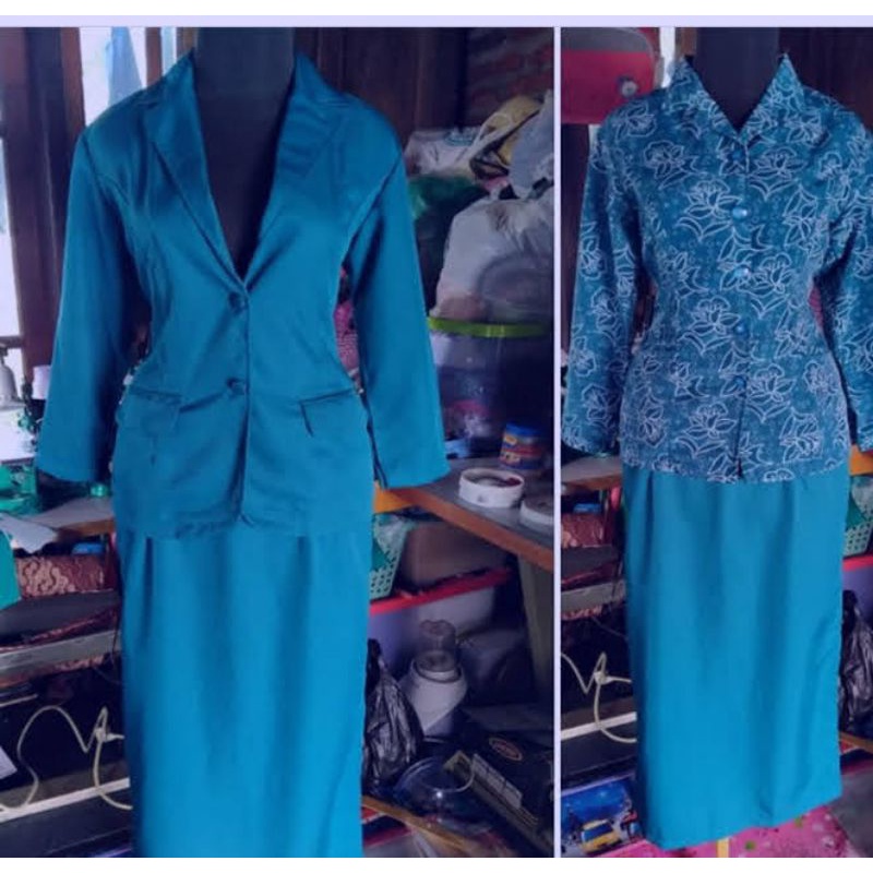 Jual Set Jas PKK ( jas pkk + baju batik pkk ) | Shopee Indonesia