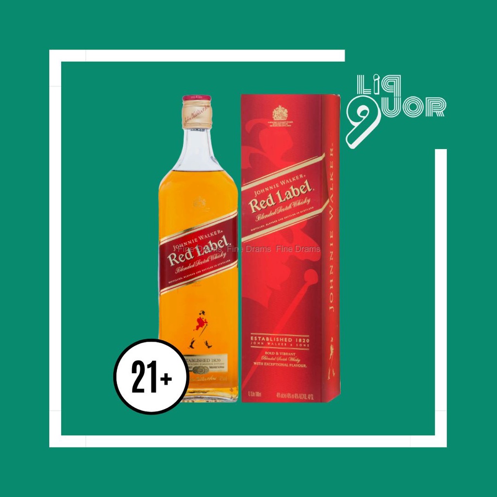 Jual Johnnie Walker Red Label 1 Liter | Shopee Indonesia