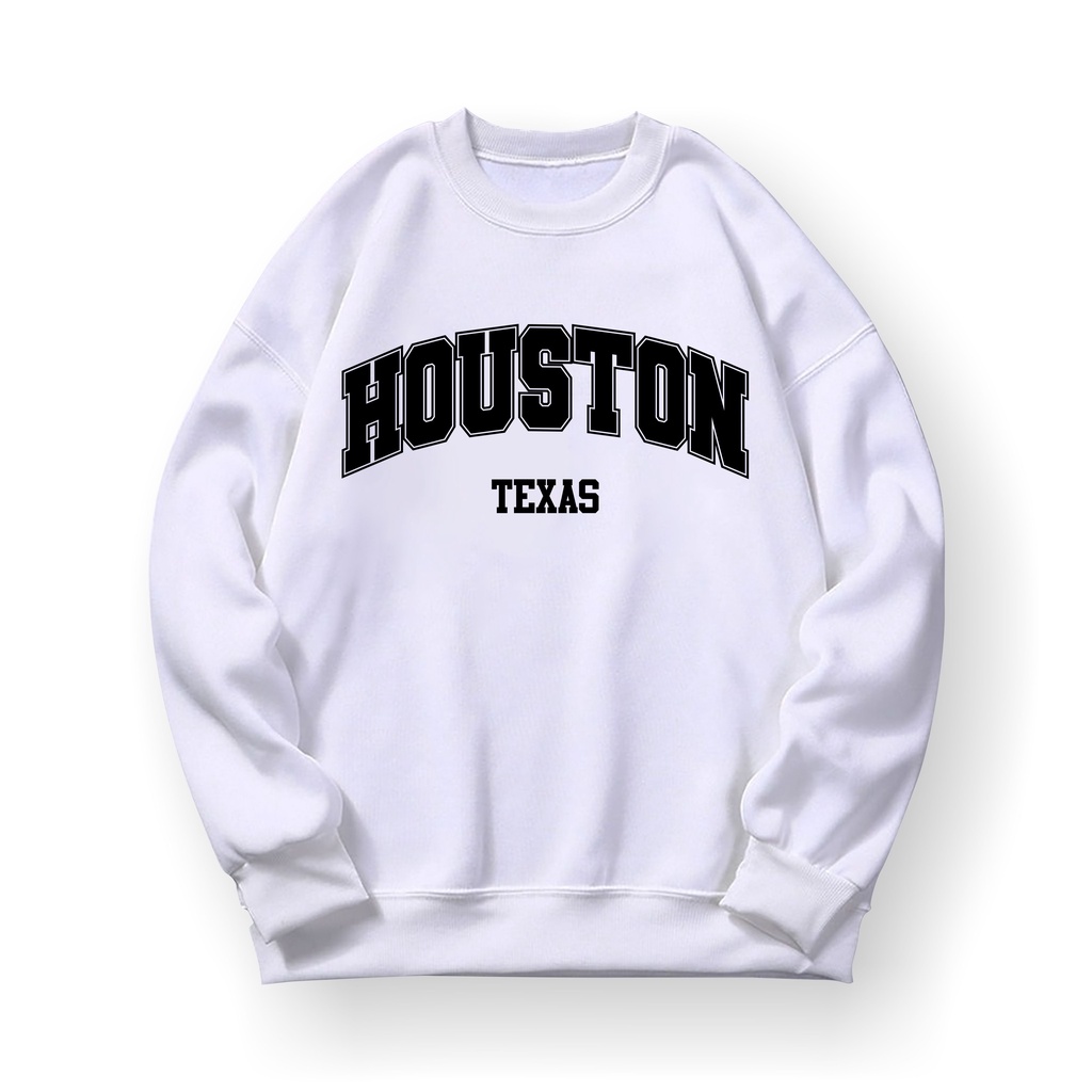 Jual HOUSTON TEXAS Sweater Crewneck Print DTF II HOUSTON TEXAS ...