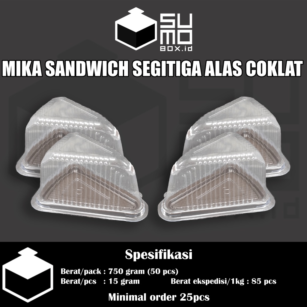 Jual Mika Sandwich Segitiga Plastik / Mika Sando Fruit Salad | Shopee ...