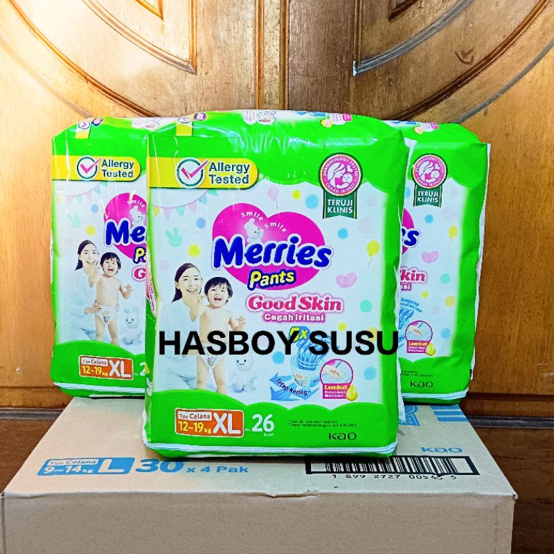 Jual PAMPERS MERRIES XL26 XL 26 | Shopee Indonesia