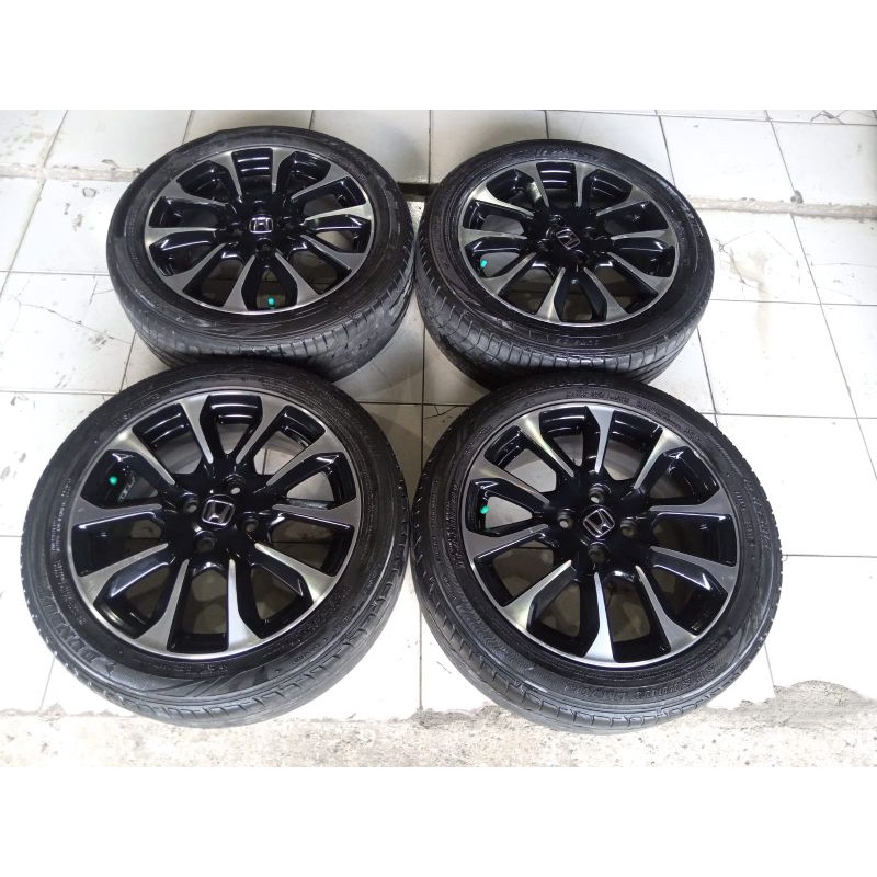 Jual velg bekas mobil jazz RS ring 16+ban 3pcs 185 55 16 lebar 6 et 53 pcd 4x100 | Shopee Indonesia