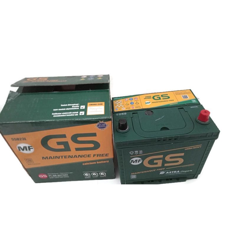 Jual Aki Mobil GS Astra MF 55D23L 60 Ah Innova Bensi/Camry/Fortuner ...