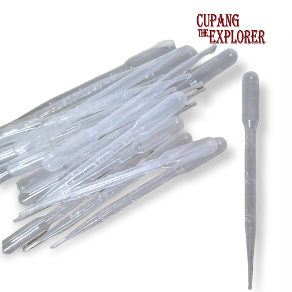 Jual Pipet Tetes Plastik 3ml (Alat Takar Lab., Artemia, Kutu Air ...