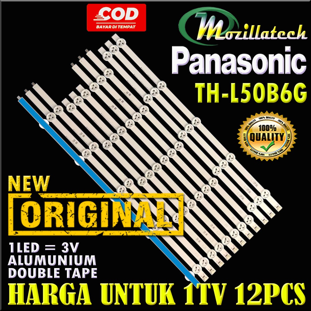 Jual BACKLIGHT TV LED PANASONIC 50 IN TH-L50B6G THL50B6G L50B6G 50B6G ...