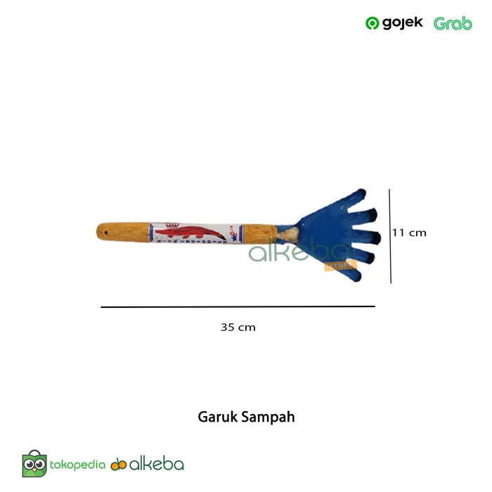 Jual [Ready] Garuk Sampah Gagang / Perkakas Taman Kebun Penggaruk ...