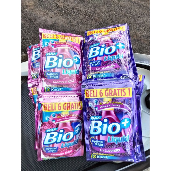 Jual Max Bio+ Liquid Detergen 48ml | Shopee Indonesia