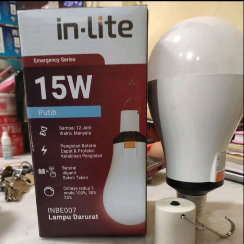 Jual IN-LITE - Lampu Emergency In-Lite/ Lampu Darurat In-Lite 15Watt ...