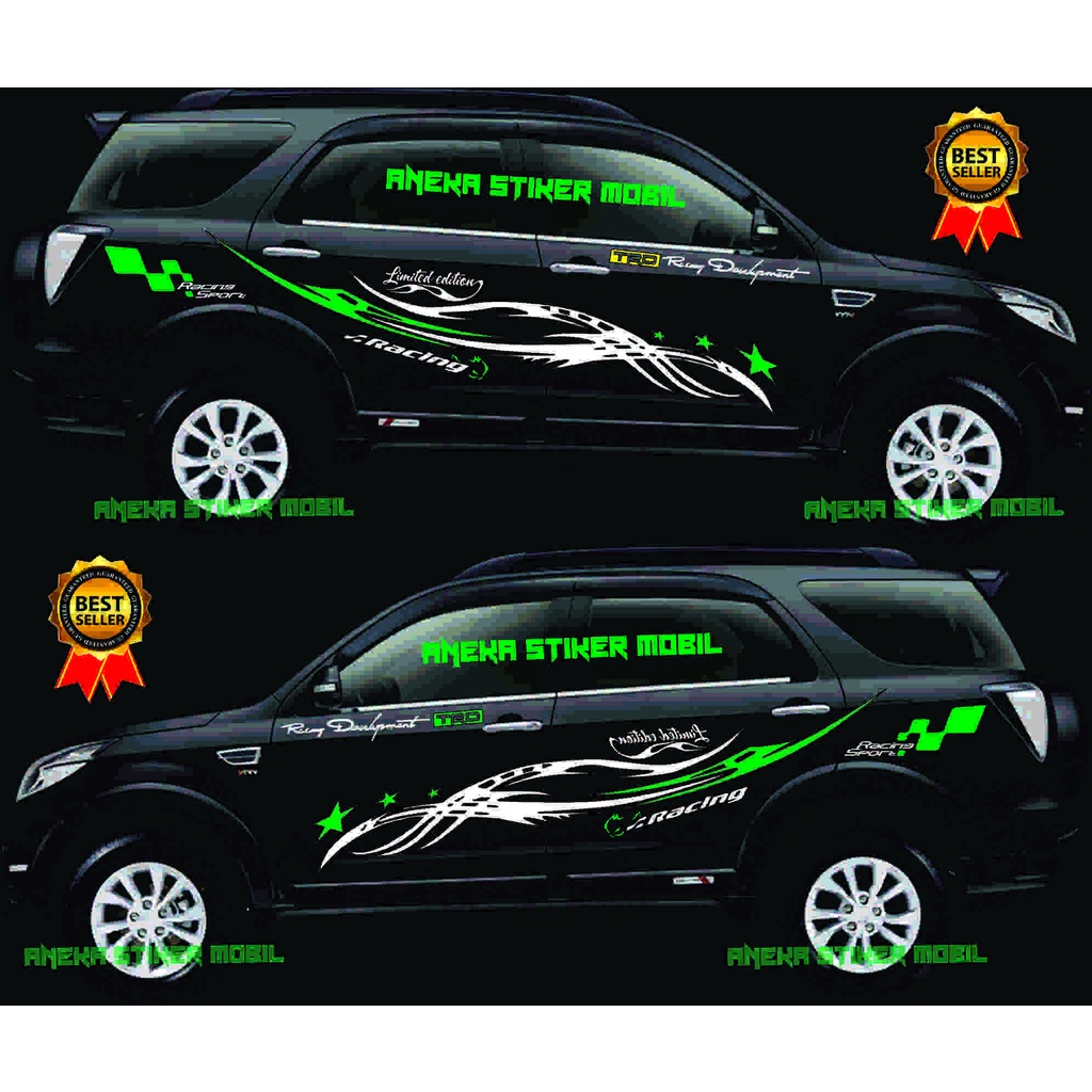 Jual STICKER STIKER MOBIL RUSH STIKER CUTTING AL NEW RUSH STIKER TOYOTA RUSH | Shopee Indonesia