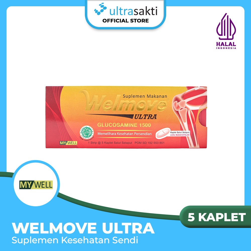 Jual Welmove Ultra 1 Amplop @5 Kaplet - Suplemen Kesehatan Sendi ...