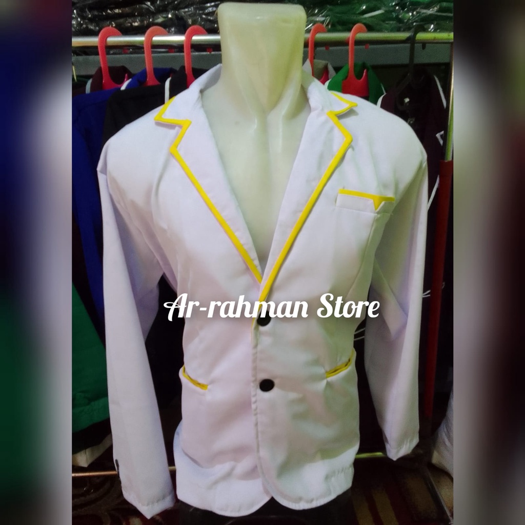 Jual Jas almamater II almamater lis kuning II almamater kampus II almamater sekolah II almamater ...
