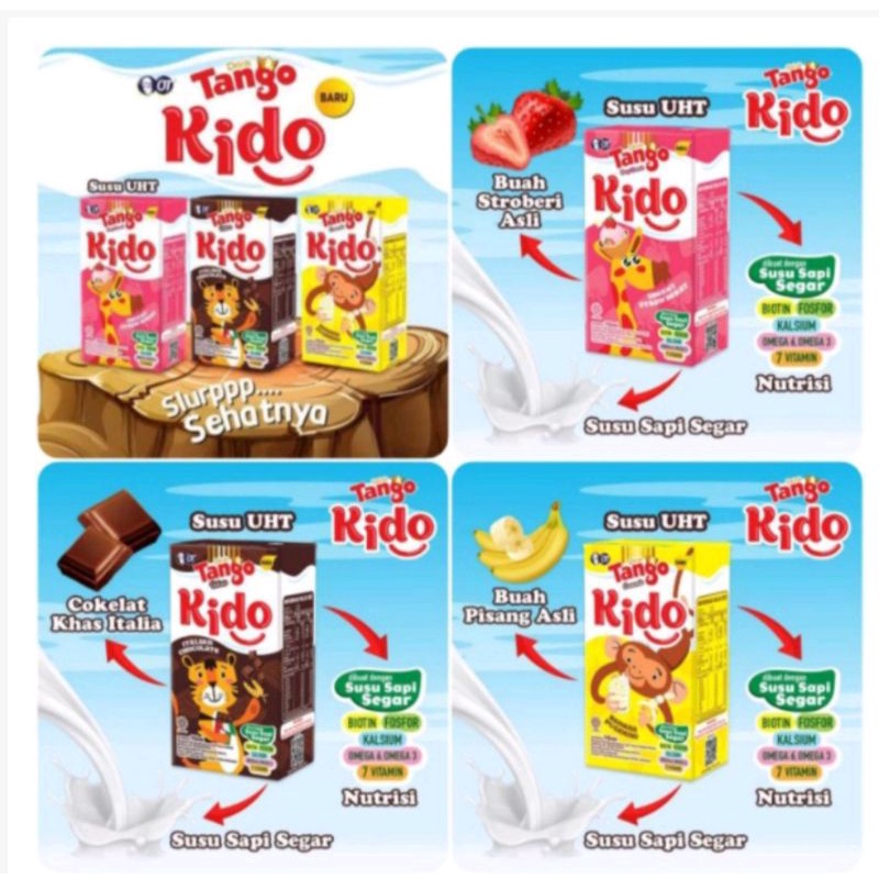 Jual Susu Tanggo Kido pcs/Susu UHT 115mL | Shopee Indonesia