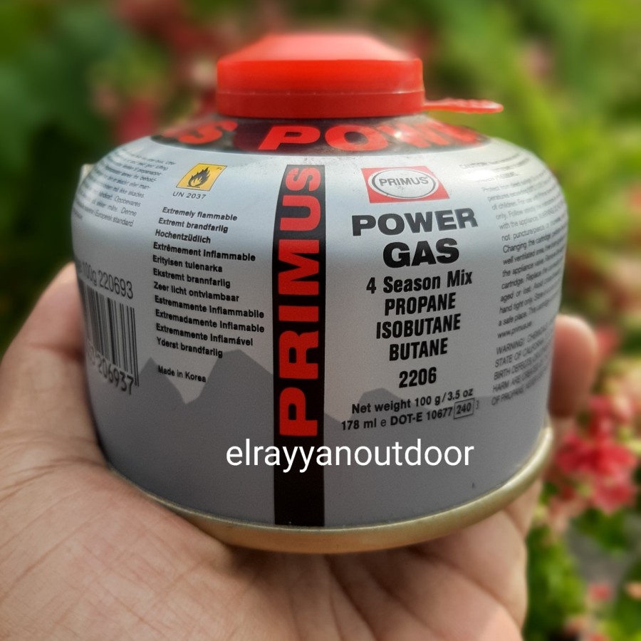 Jual TABUNG GAS CANISTER PRIMUS POWER GAS 100g /3.5 OZ SILVER ORIGINAL ...