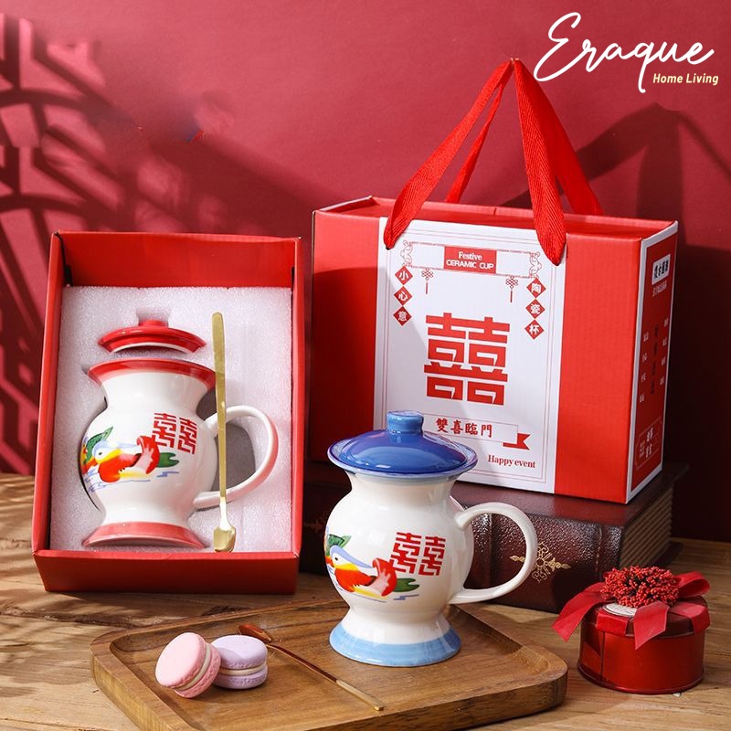 Jual Mandarin Duck Cup A / Gelas Mug Pot Keramik Hampers Chinese Unik ...
