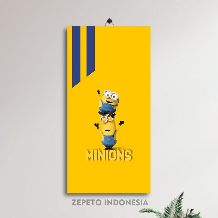 Jual 21-32 HIASAN RUANG ANIMASI MINION KEVIN BOB AGNES STUART 15X30 ...