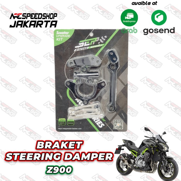 Jual Bracket Steering Dumper Stabilizer Stang Kawasaki Z900 #Original ...