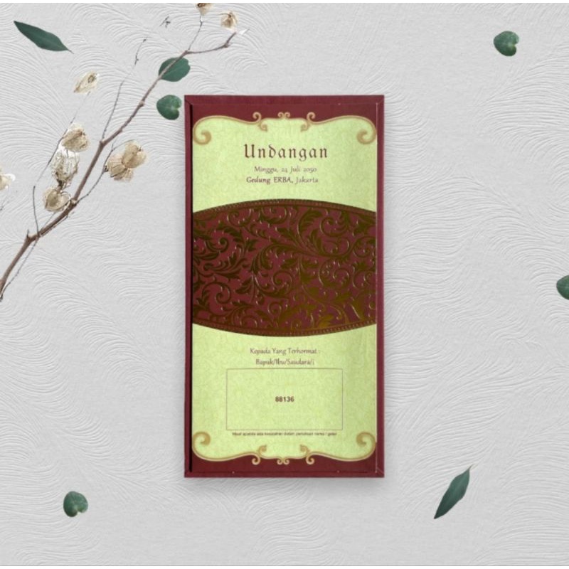 Jual Blangko ERBA 88136 Hard Cover Undangan Nikah Kartu Pernikahan ...
