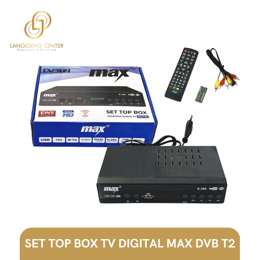 Jual Set Top Box STB TV Digital MAX SOGO DVB-T2 | Shopee Indonesia