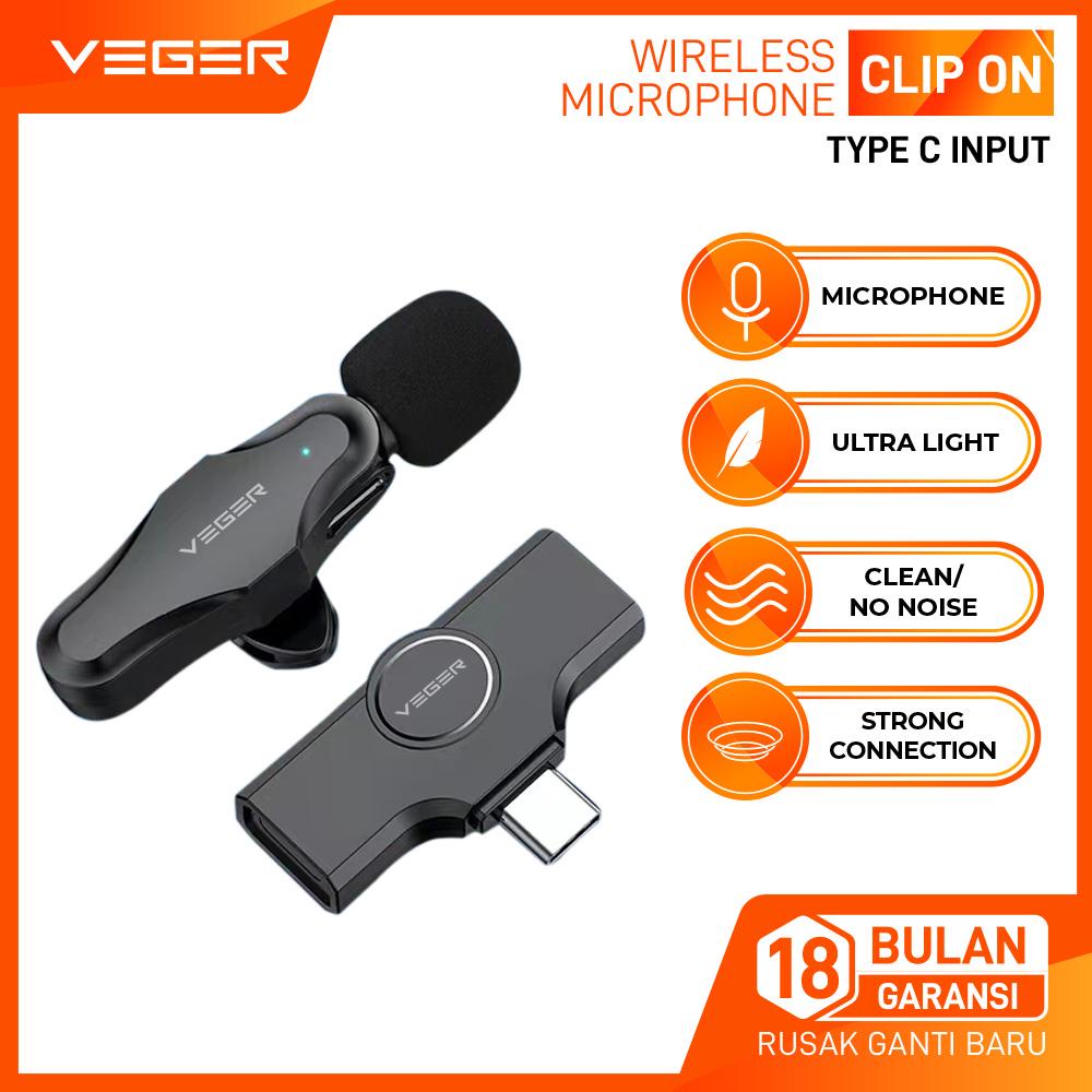 Jual VEGER Wireless Microphone for Android Type C - Veger Audio ...