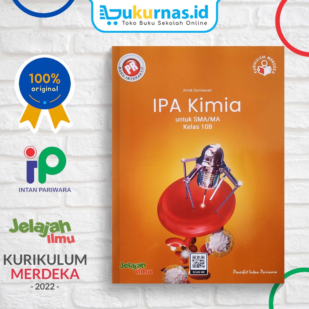 Jual Buku PR Interaktif IPA Kimia SMA Kelas 10 Semester 2 - Kurikulum Merdeka Kurmer Intan ...